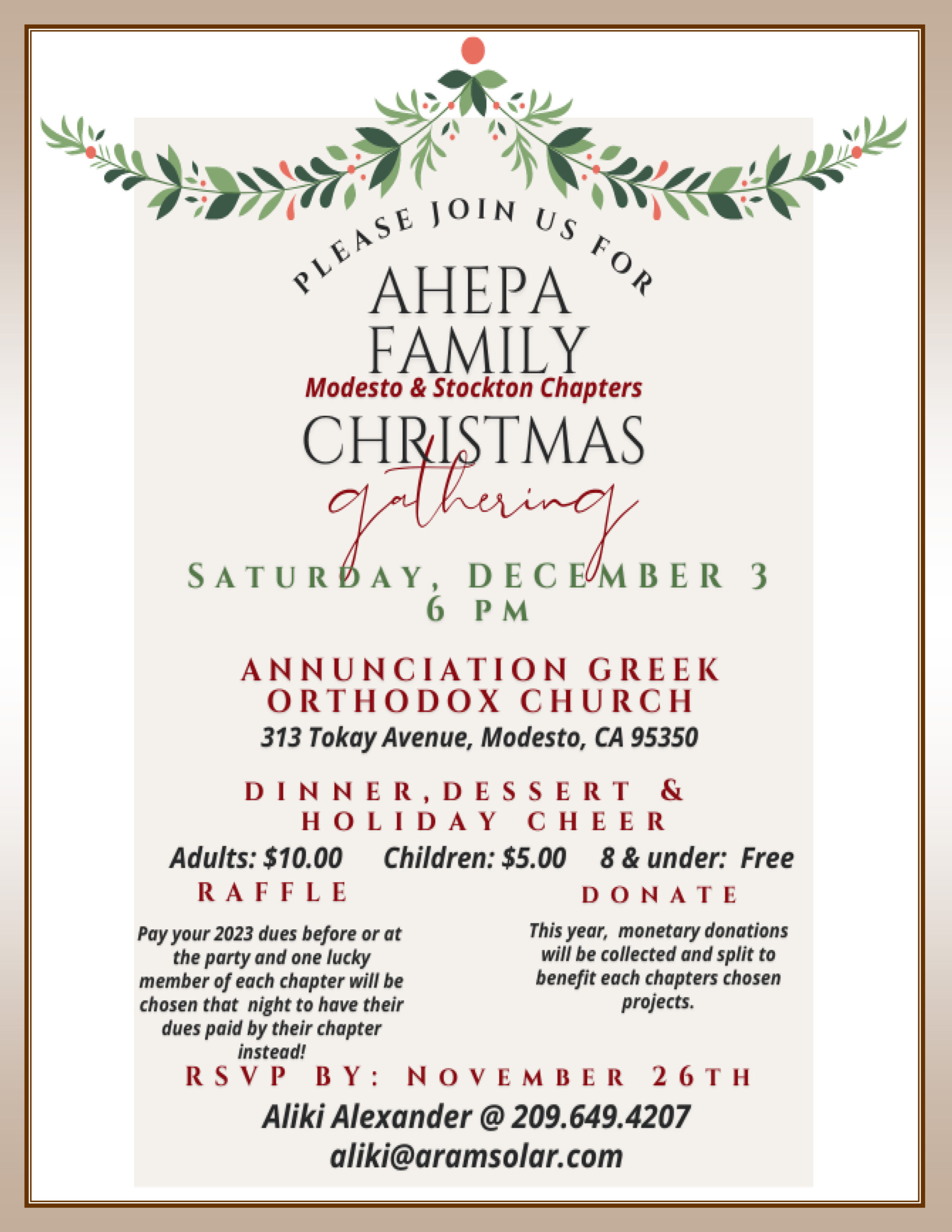 Greek Orthodox Church of Modesto – Parish of the Annunciation